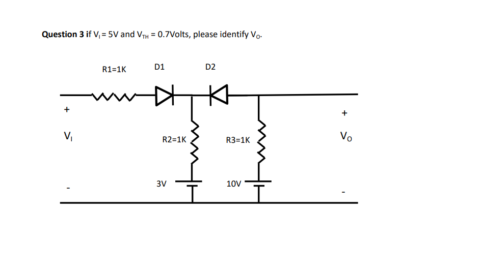 Solved Question 6 ﻿if V15v ﻿and Vth07volts Please 