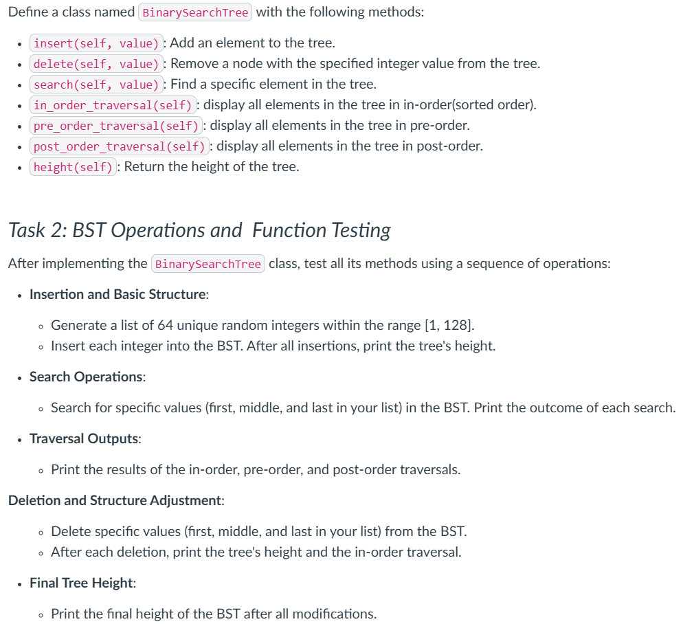 Solved **in python****Define a class namedwith the following | Chegg.com