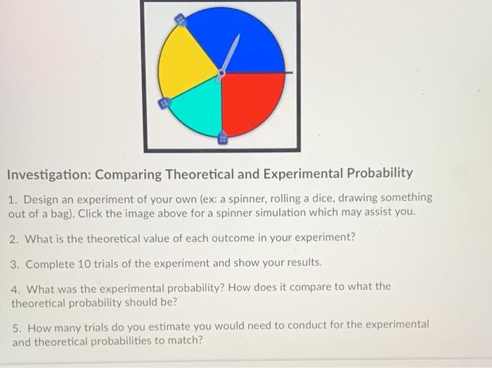 Solved Investigation: Comparing Theoretical and Experimental | Chegg.com