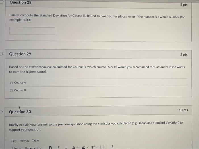 Solved Use the following information to answer questions 24 | Chegg.com