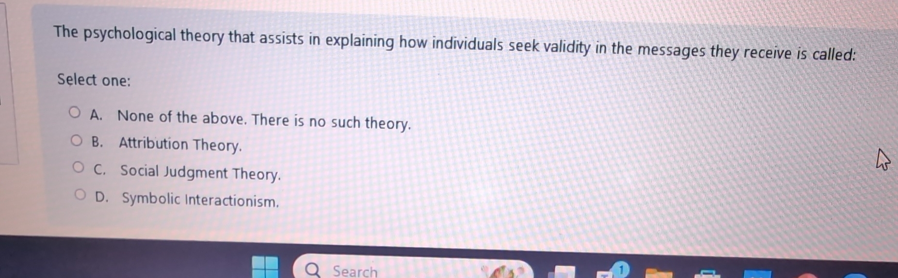 Solved The psychological theory that assists in explaining | Chegg.com