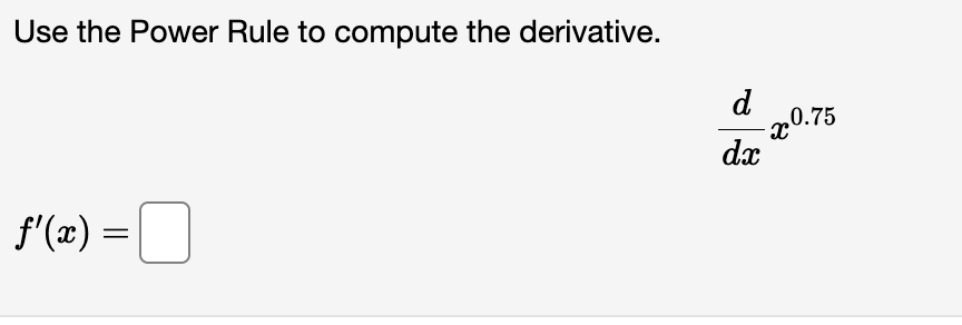 Solved Use the Power Rule to compute the | Chegg.com