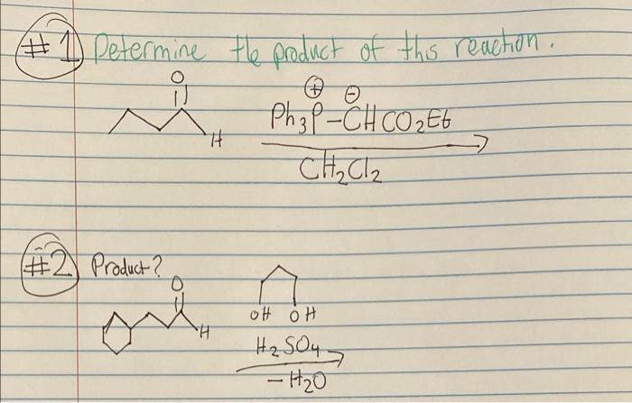 Solved O Determine the product of this reaction. 유 Ph3p-c# | Chegg.com