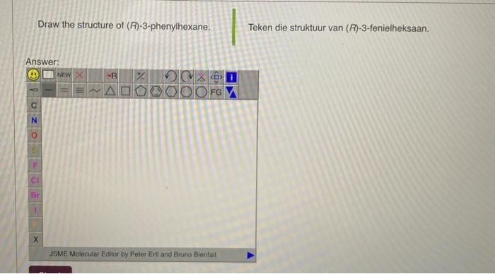 Solved Draw the structure of ( R )-3-phenylhexane. Teken die | Chegg.com