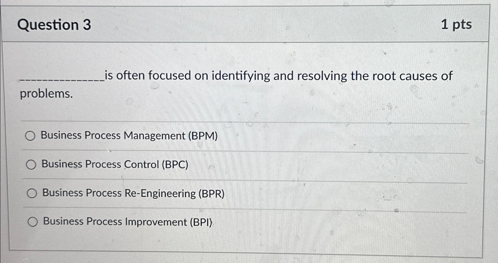 Solved Question 31 ﻿ptsis often focused on identifying and | Chegg.com