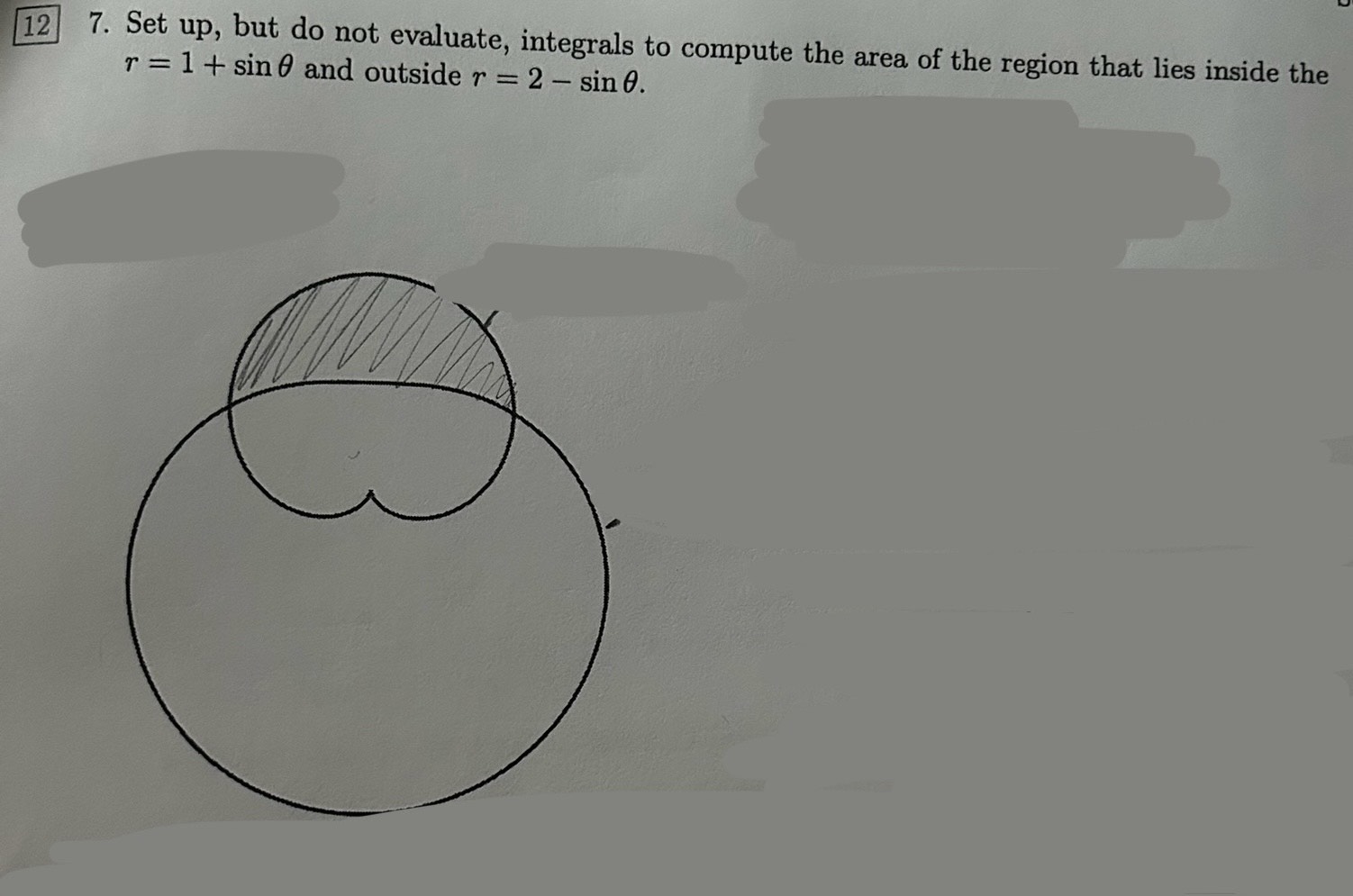 Solved 12 7. ﻿Set up, ﻿but do not evaluate, integrals to | Chegg.com