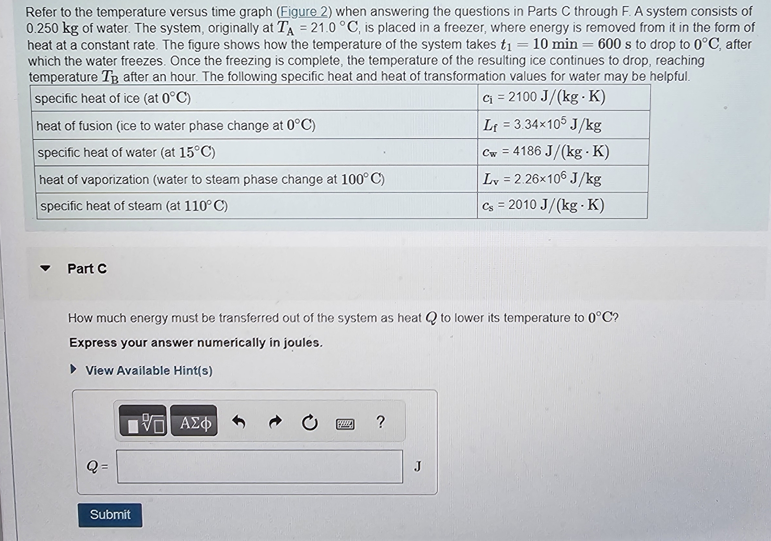 Solved Refer to the temperature versus time graph (Figure 2) | Chegg.com