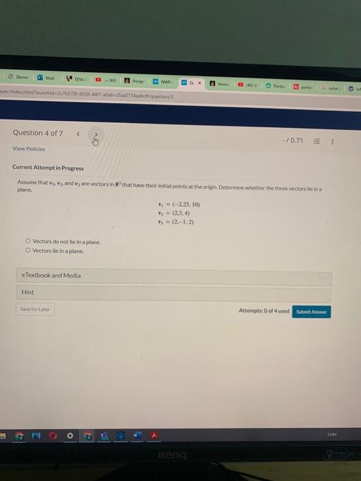 Solved Express the following as a linear comblination of | Chegg.com