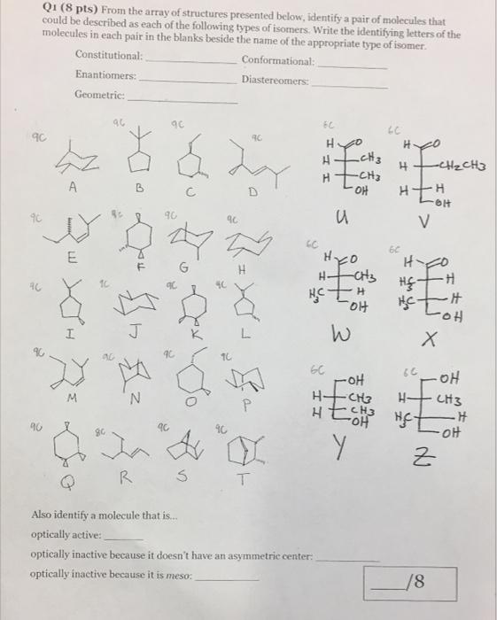 Solved Q1 (8 pts) From the array of structures presented | Chegg.com