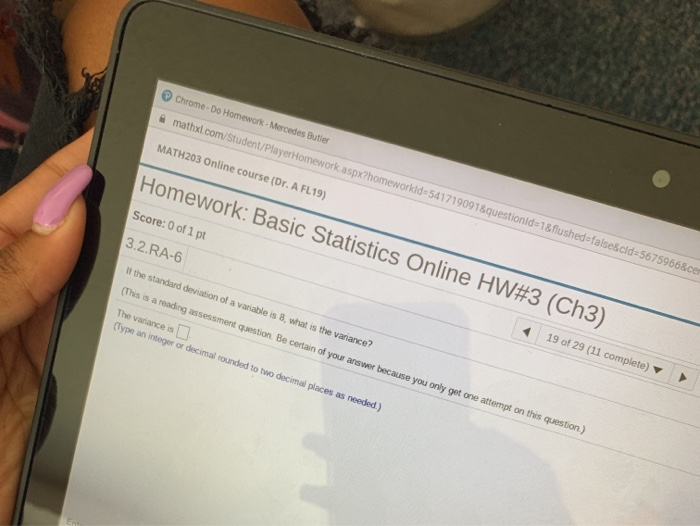 Solved Chrome-Do Homework - Mercedes Butler | Chegg.com