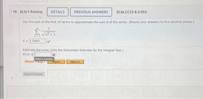 Solved \\[ \\begin{array}{l} \\sum_{n=1}^{\\infty} | Chegg.com