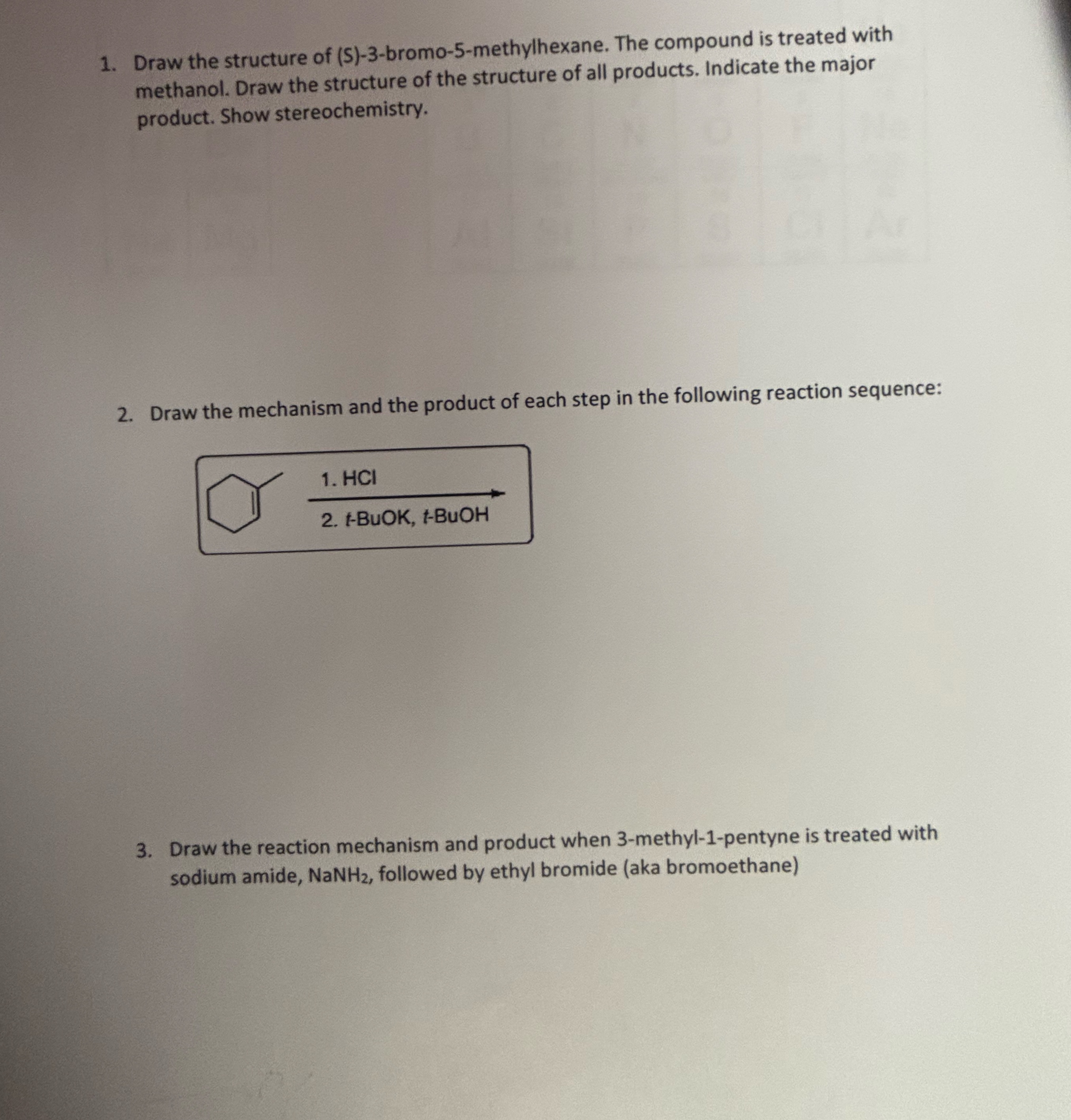 Solved PLEASE ANSWER ALL THREEDraw the structure of | Chegg.com