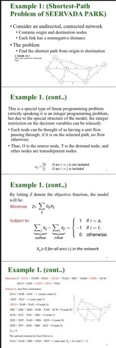 Solved Exercise 2: Solve the shortest path of the SEERVADA | Chegg.com