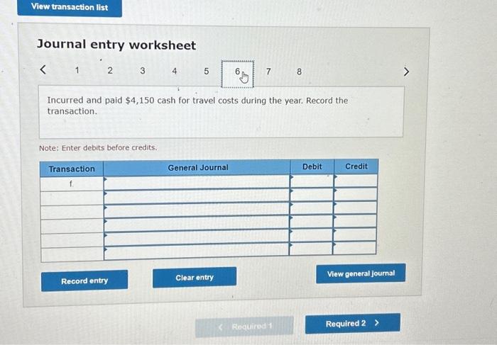 Solved Journal entry worksheet Incurred and paid employee | Chegg.com