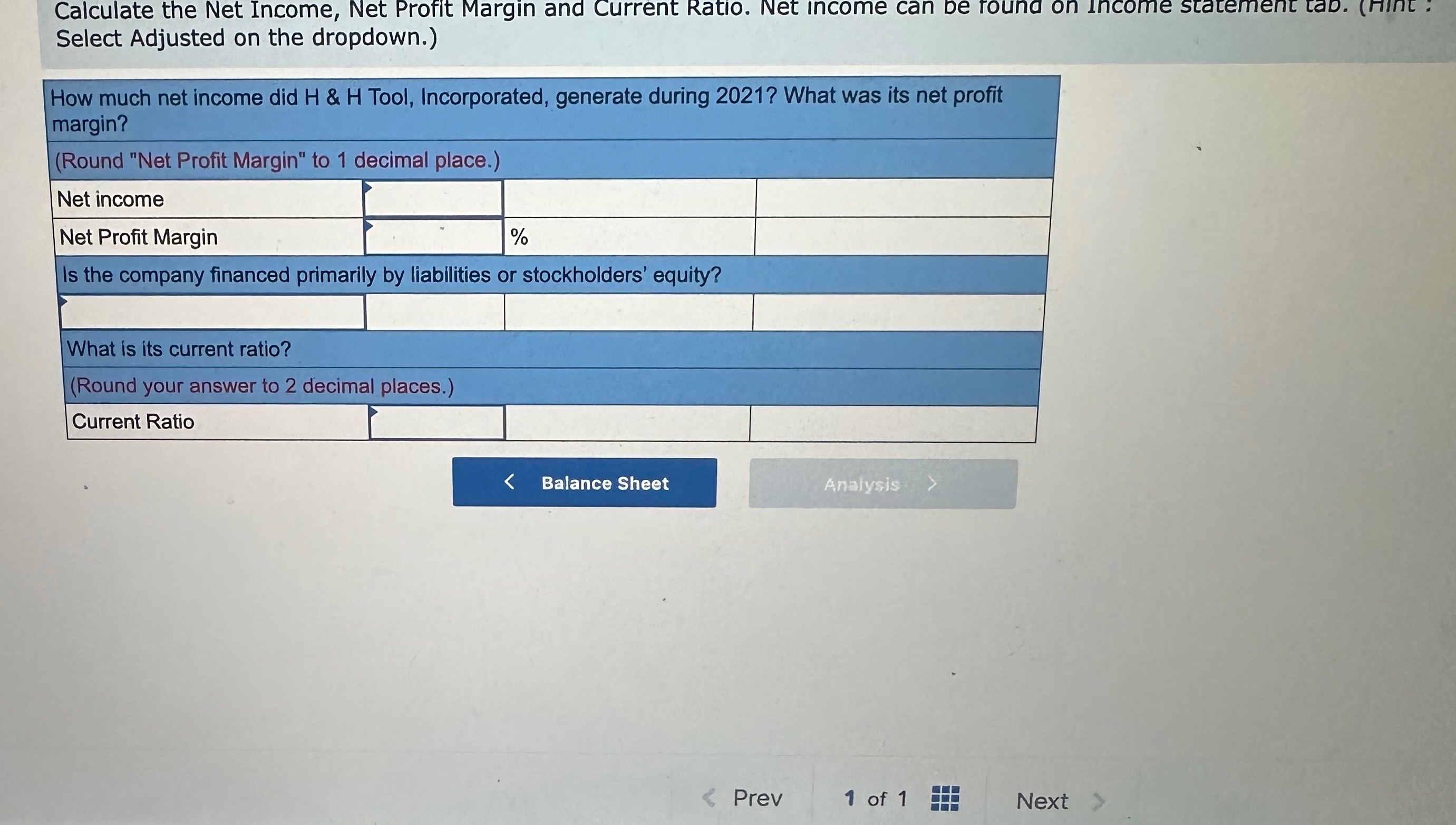Calculate the Net Income, Net Profit Margin and | Chegg.com