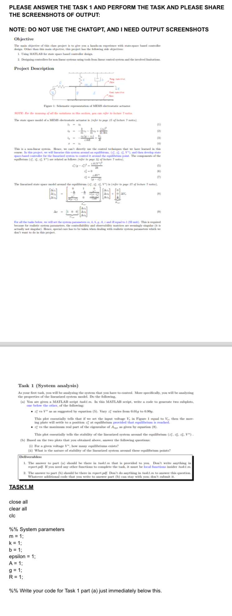 Solved PLEASE ANSWER THE TASK 1 ﻿AND PERFORM THE TASK AND | Chegg.com