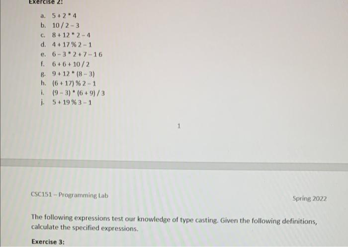 Solved The first exercise tests our knowledge of the sin | Chegg.com