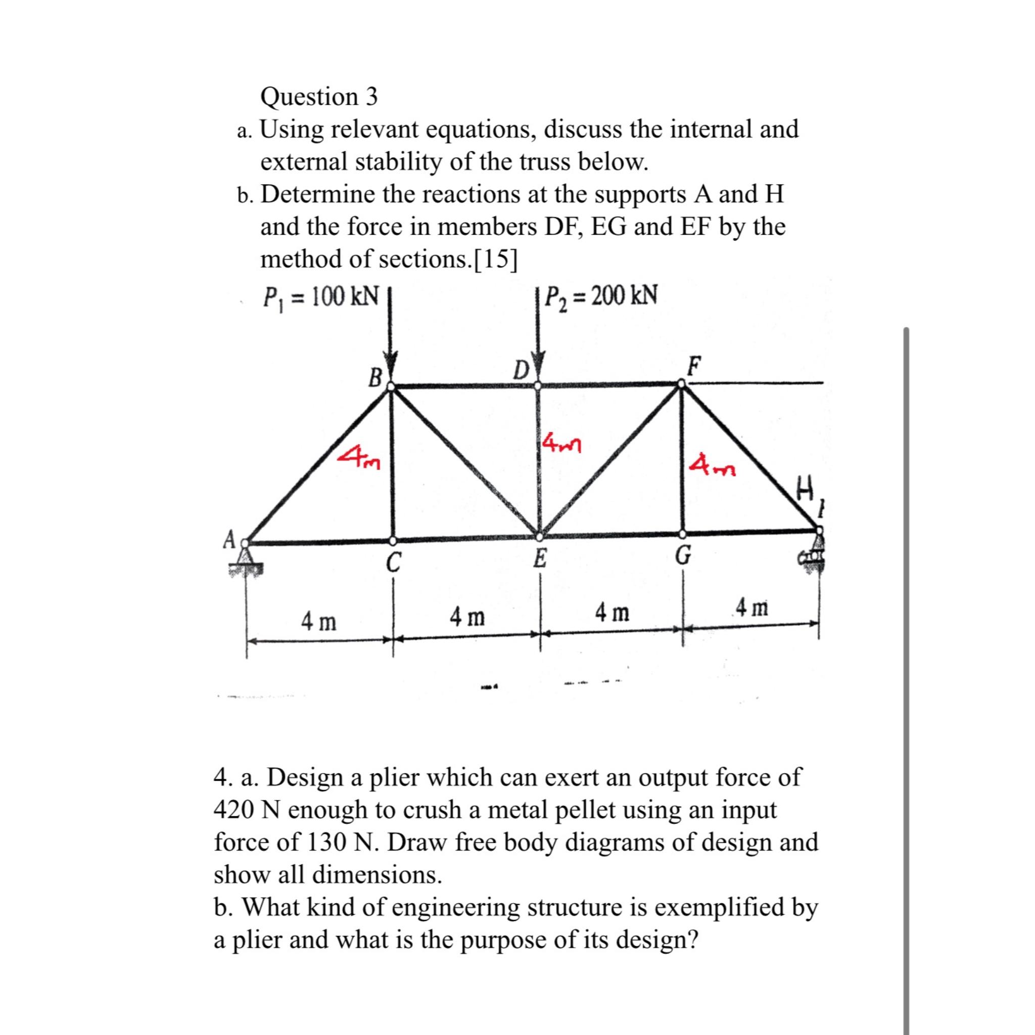 Solved Question 3a. ﻿Using relevant equations, discuss the | Chegg.com