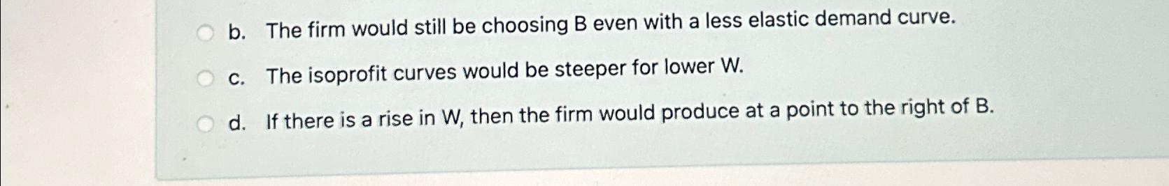 Solved The following diagram depicts a firm's isoprofit | Chegg.com