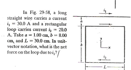 Solved In Fig. 29-58, a long straight wire carries a current | Chegg.com