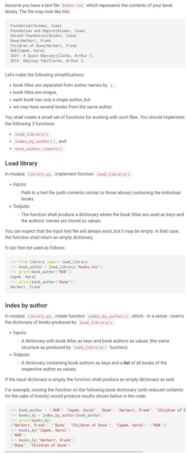 Solved Assume you have a text file books, txt which | Chegg.com