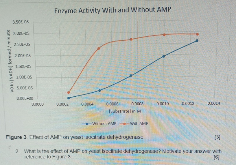 Solved Enzyme Activity With and Without AMPFigure 3. ﻿Effect | Chegg.com