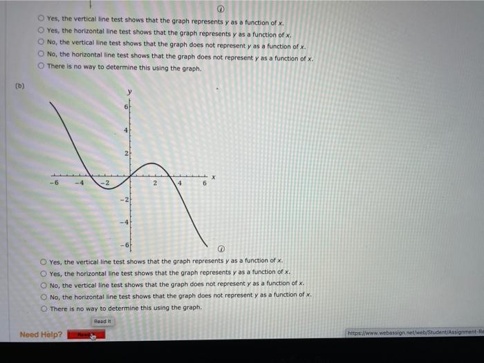Solved Determine whether the graph represents y as a | Chegg.com