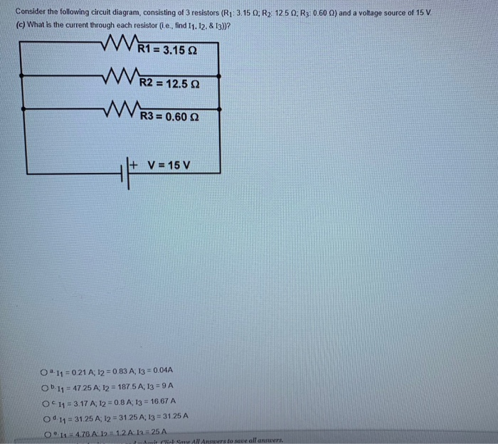 Solved Circut shown below Consider the following circuit | Chegg.com