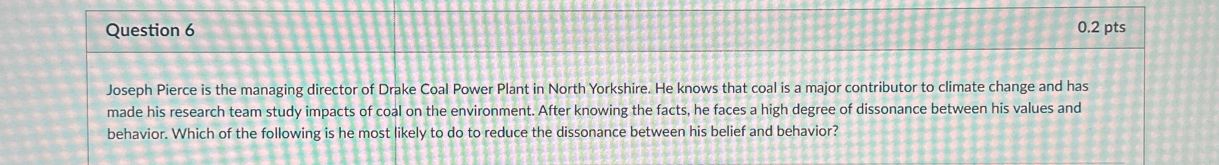 Solved Question 60.2 ﻿ptsJoseph Pierce is the managing | Chegg.com