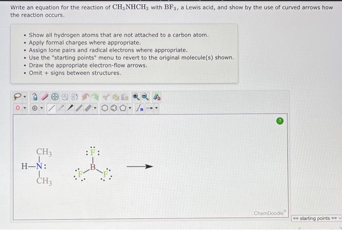 Solved Write an equation for the reaction of CH3NHCH3 with | Chegg.com