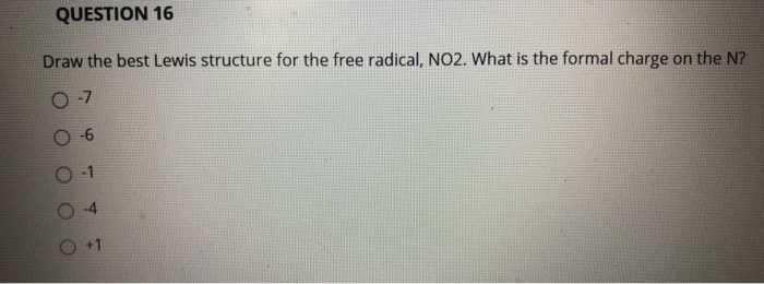 Solved QUESTION 16 Draw the best Lewis structure for the | Chegg.com