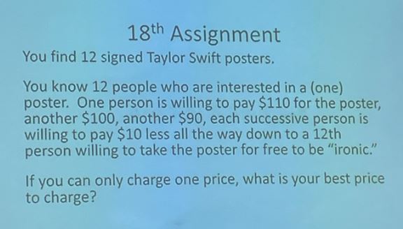 Solved 18th ﻿AssignmentYou find 12 ﻿signed Taylor Swift | Chegg.com