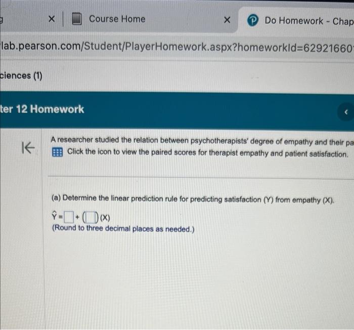 [Solved]: Determine the linear prediction rule for predictin