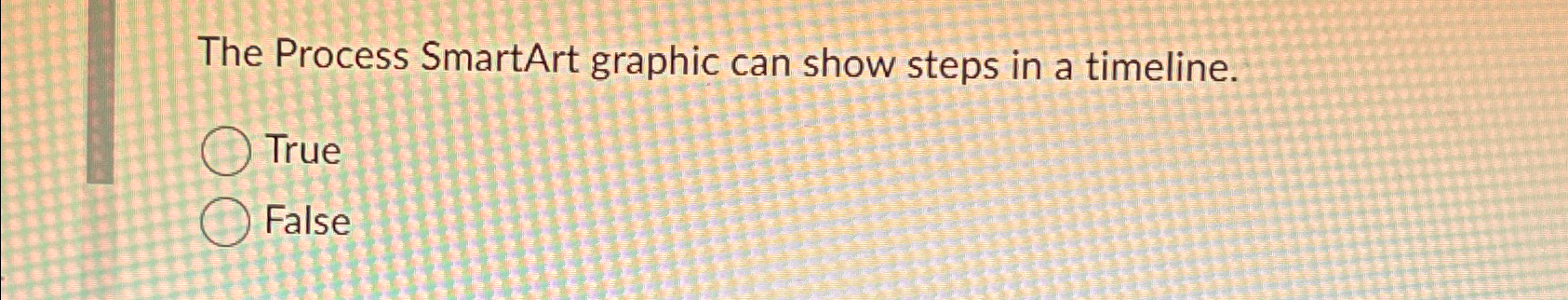 Solved The Process SmartArt graphic can show steps in a | Chegg.com