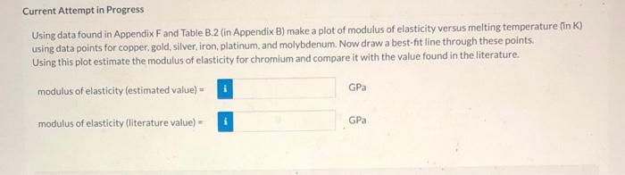 Using data found in Appendix. F and Table B.2 (in | Chegg.com