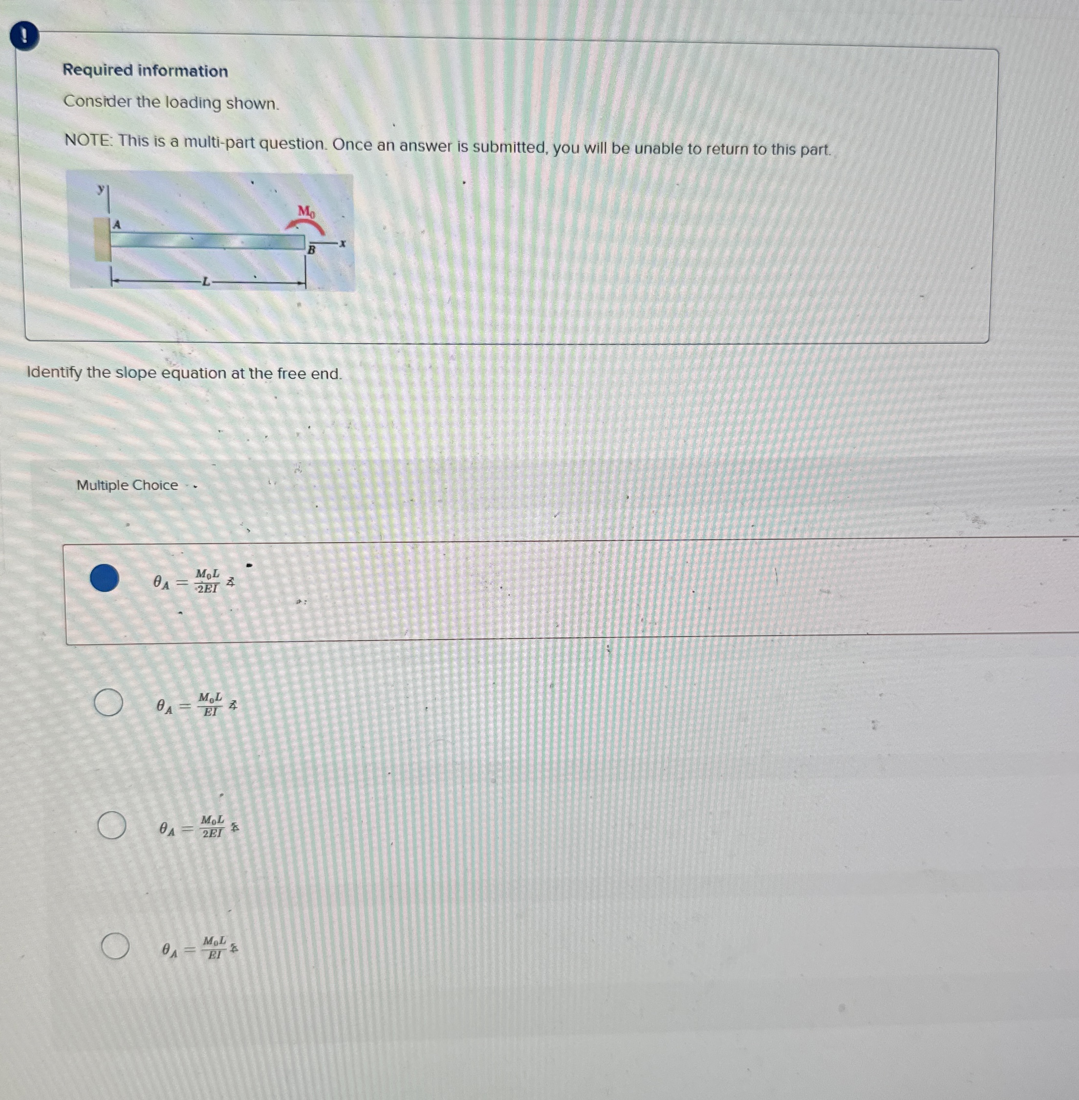 Solved Required informationConsider the loading shown.NOTE: | Chegg.com