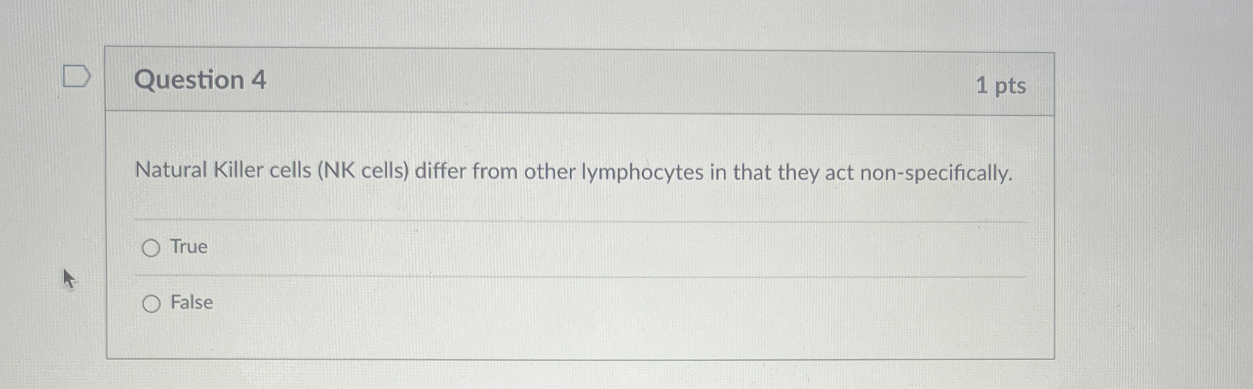 Solved Question 41 ﻿ptsNatural Killer cells (NK cells) | Chegg.com