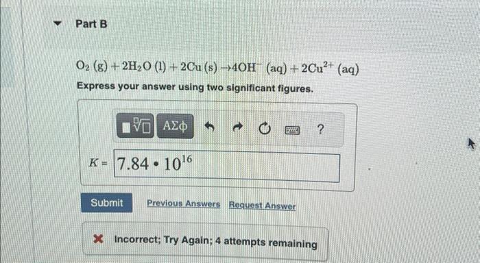 Solved Part C 2Cr3+(aq)+3Ni(s)→2Cr(s)+3Ni2+(aq) Express your | Chegg.com