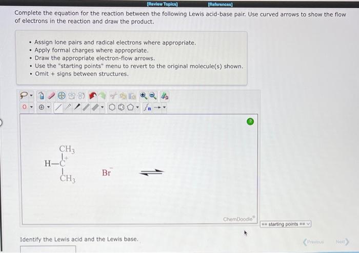 Solved Complete the equation for the reaction between the | Chegg.com
