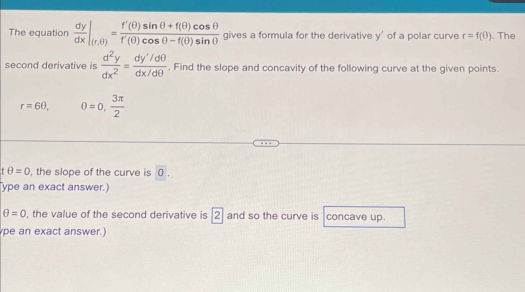 Solved The equation | Chegg.com