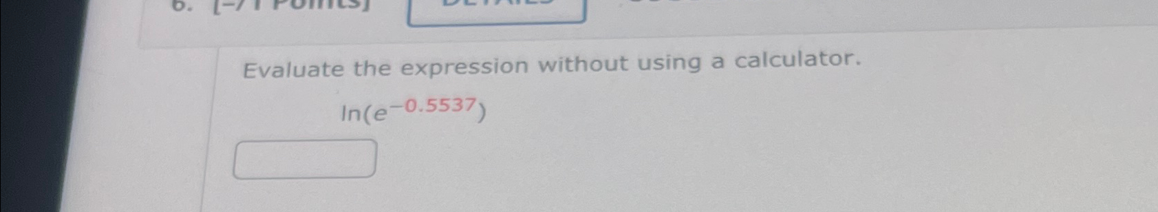 Solved Evaluate the expression without using a | Chegg.com