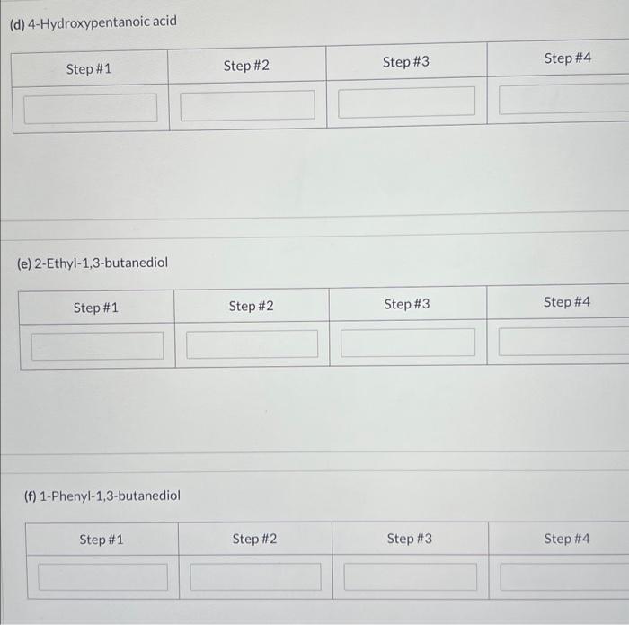 Solved Starting from ethyl acetoacetate, list in order (by | Chegg.com