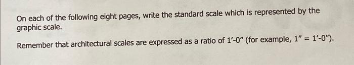 Solved Write standard scale which is represented by the | Chegg.com
