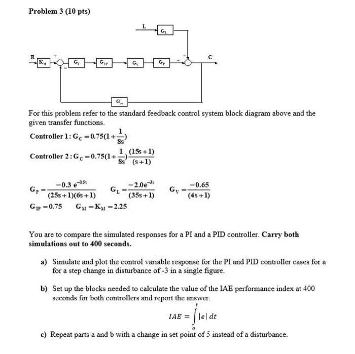Solved Problem 3 (10 pts) For this problem refer to the | Chegg.com