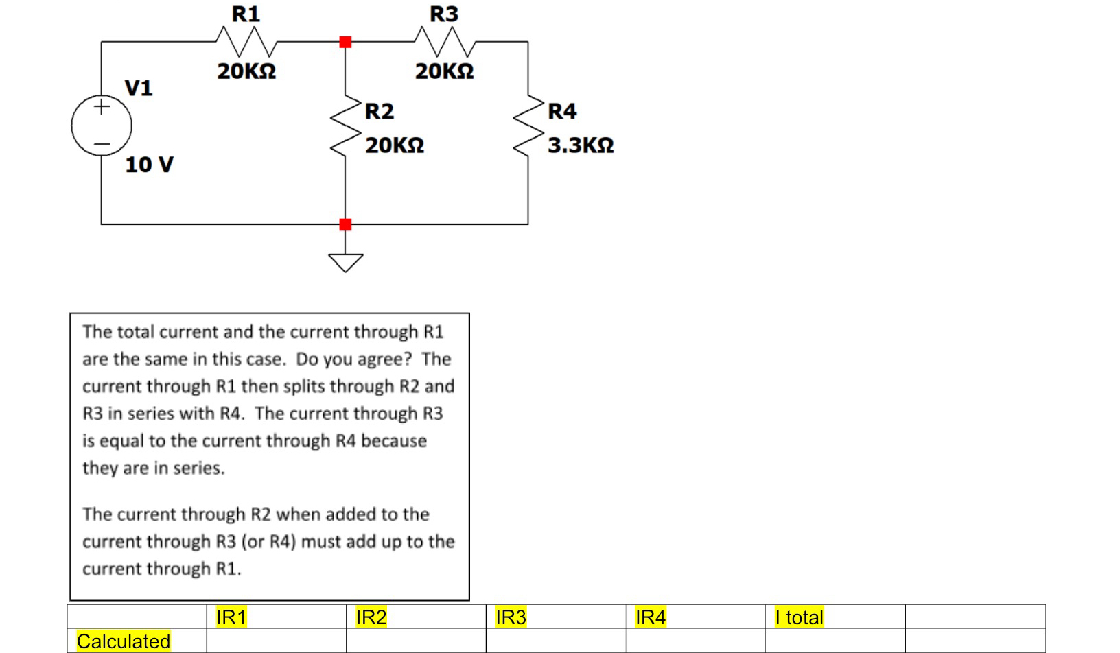 Solved 1 ﻿calculte The Current Through All Of The
