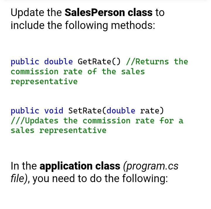 Solved \r\npublic String GetName() //Returns the name of the | Chegg.com