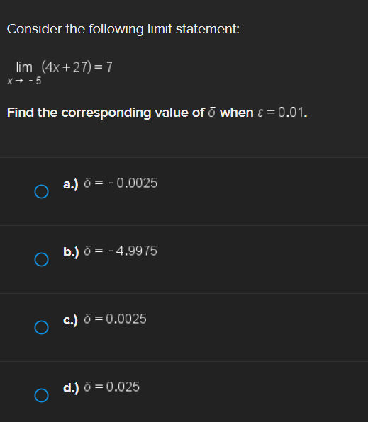 Solved Consider the following limit | Chegg.com