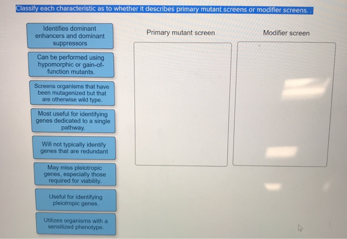 Solved Classify each characteristic as to whether it | Chegg.com