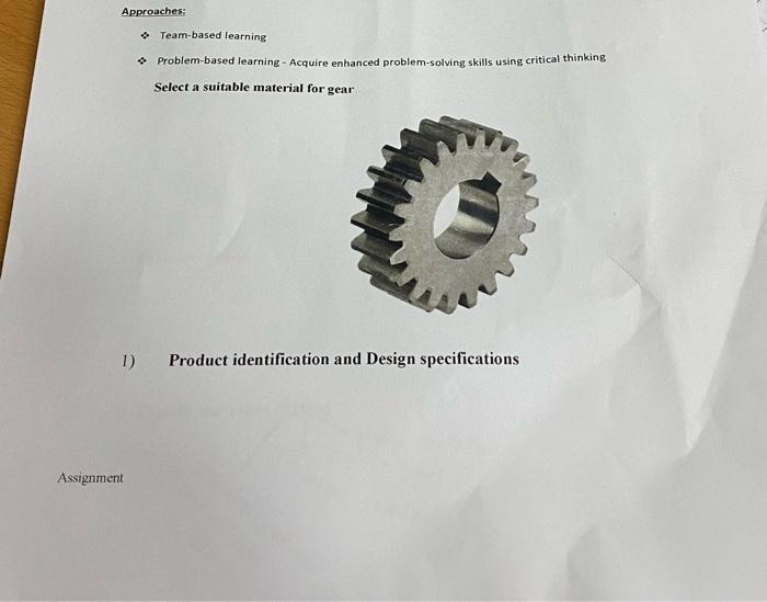 Solved Approaches: \& Team-based learning * Problem-based | Chegg.com