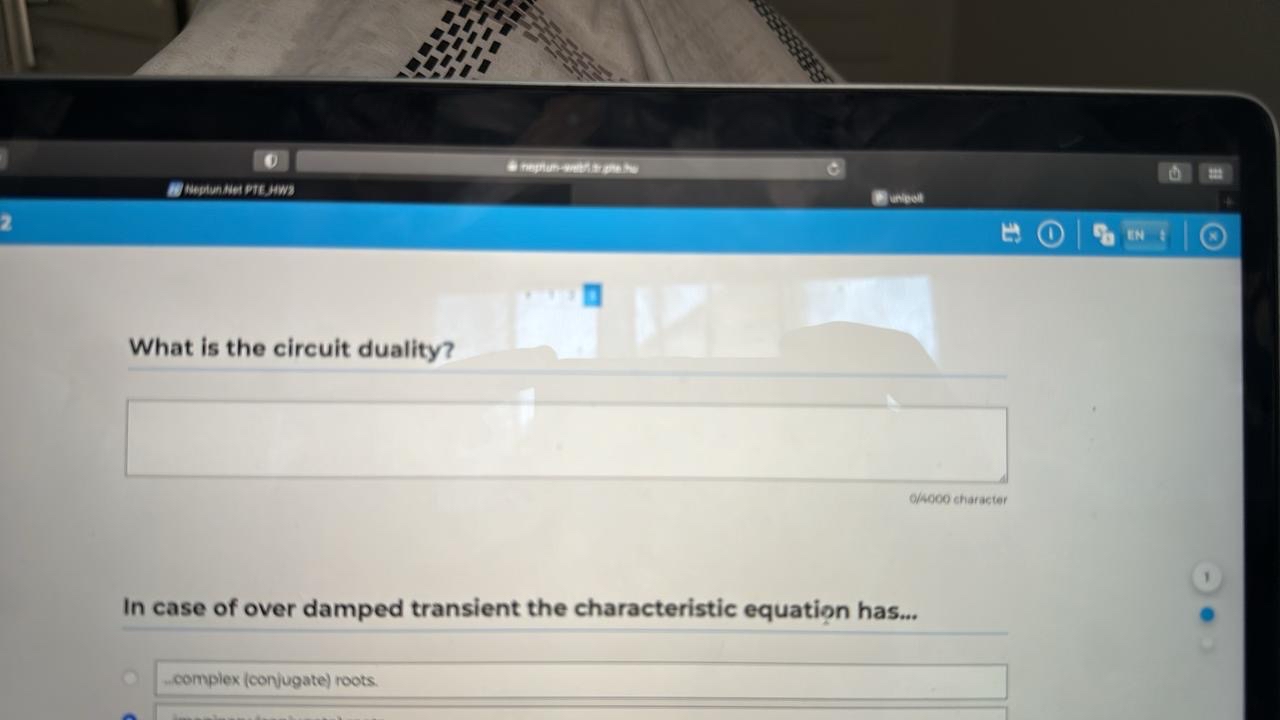Solved What is the circuit duality? | Chegg.com